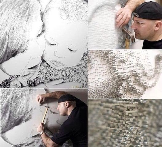 Рисунок гвоздями | Азбука рукоделия | Фотострана | Пост №228366080