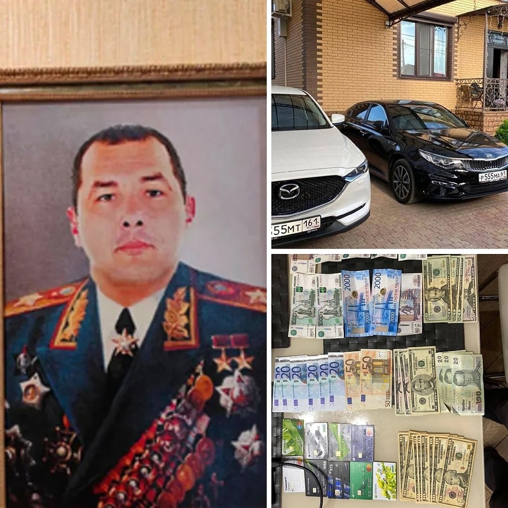 При обыске у сотрудника ГИБДД Таганрога нашли его портрет в форме маршала СССР Эгоист